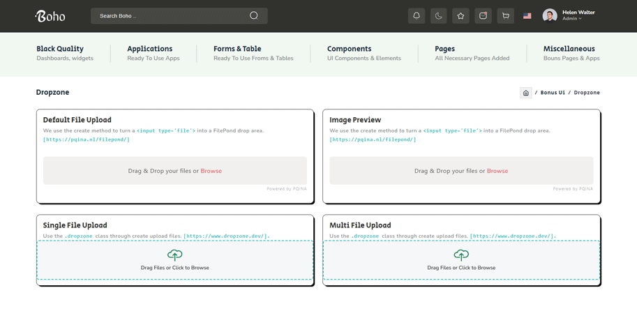 React - Boho Document